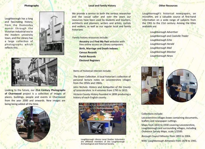 Loughborough Library Local Studies Volunteer Group | Culture ...
